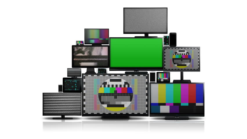 Many Different Types of Screens. Stock Footage Video (100% Royalty-free ...