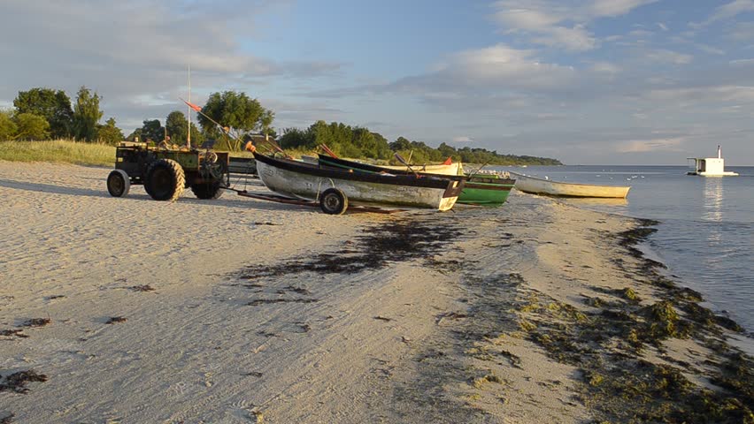 Fishing Country, Gulf of Riga, Stock Footage Video (100% Royalty-free ...