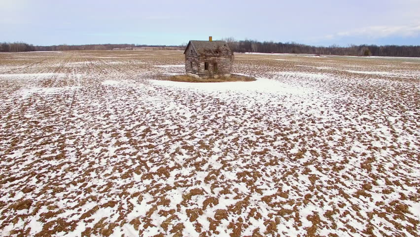 Landscape of the Snowy Field in Wisconsin image - Free stock photo ...