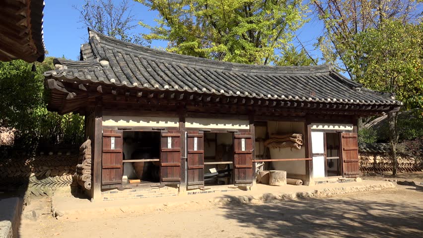 Korean House Courtyard