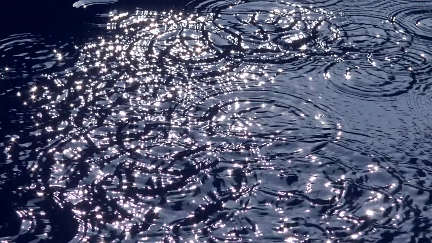 Drops of Water and Ripples Stock Footage Video (100% Royalty-free ...