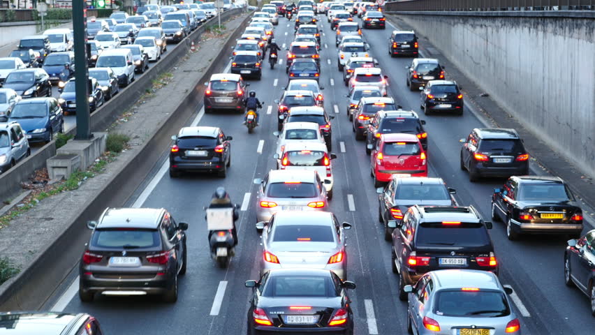 Time Lapse Of Evening Traffic In Paris - Champs Elysees - Paris France ...