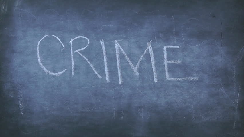 Stock Video Clip of Erase Crime - word is erased from | Shutterstock