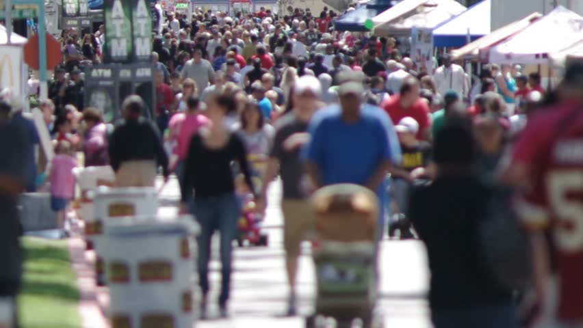 People at a Fair Stock Footage Video (100% Royalty-free) 1610110 ...