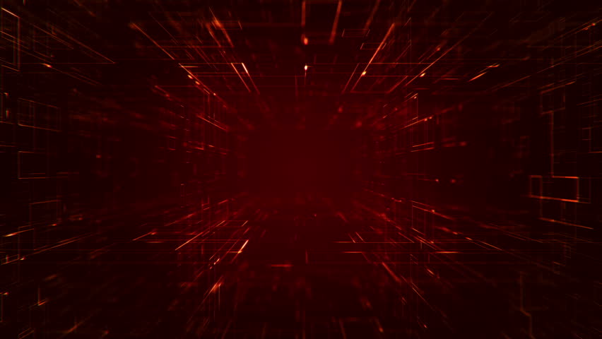 Loopable Abstract Space Background, Geometry Surfaces, Lines And Points ...