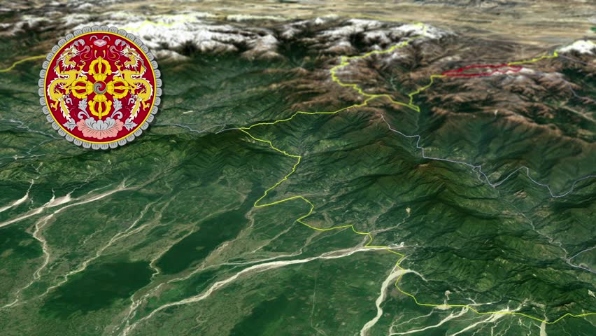 Stock video of samtse - samchi with coat of | 17740570 | Shutterstock