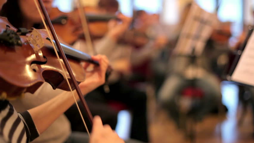 Old Violin In The Orchestra 2 Stock Footage Video 1405468 | Shutterstock