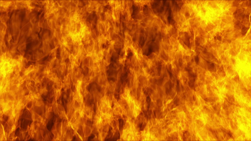 Inferno Fire Wall In Slow Motion With Seamless Loop Isolated, Hell Fire ...