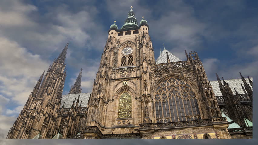 St. Vitus Cathedral (roman Catholic Stock Footage Video (100% Royalty ...