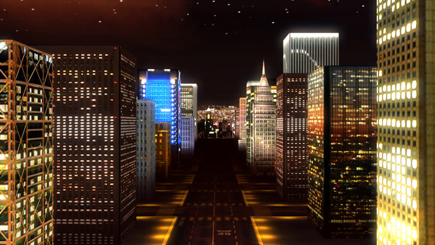 Cg City Flight Animation at Stock Footage Video (100% Royalty-free ...