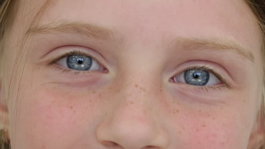 Close up Young Girl Eyes, Stock Footage Video (100% Royalty-free ...