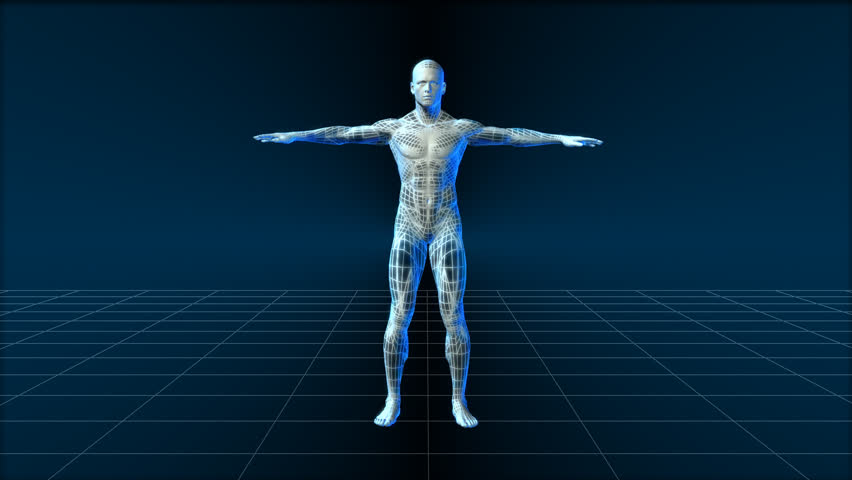 High Tech Man Profile Orbit, Stock Footage Video (100% Royalty-free ...