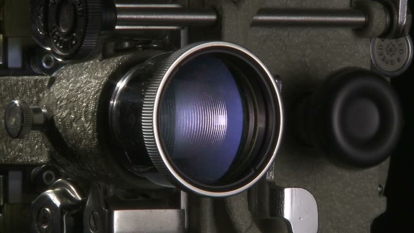Stock Video Clip of Close up of 16mm film projector lens | Shutterstock