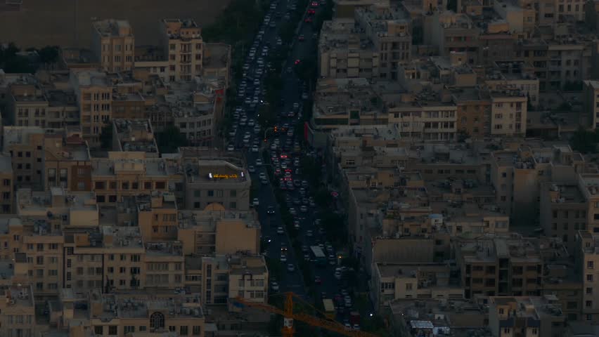 TABRIZ, IRAN - 18 NOVEMBER 2013: Skyline Of Tabriz City In Northwestern ...