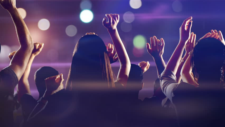 Footage of a Crowd Partying, Stock Footage Video (100% Royalty-free ...