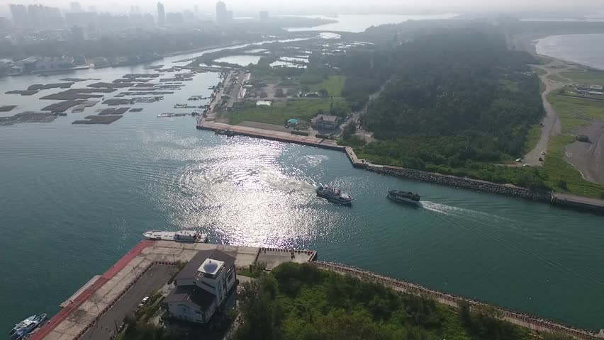 Bridge And Tainan Canal In Anping, Taiwan Stock Footage Video 2327336 ...