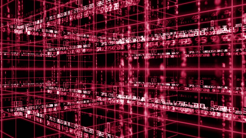 Line Digital Data and Number Stock Footage Video (100% Royalty-free ...