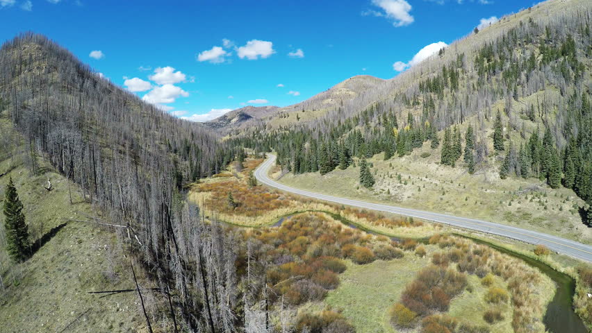 Road into Huntington Canyon image - Free stock photo - Public Domain ...