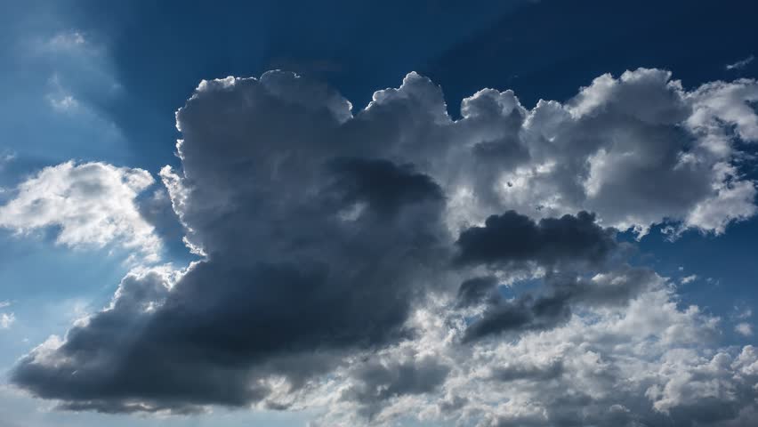 Stock video of sun shining after rain cloud passing | 20718220 ...