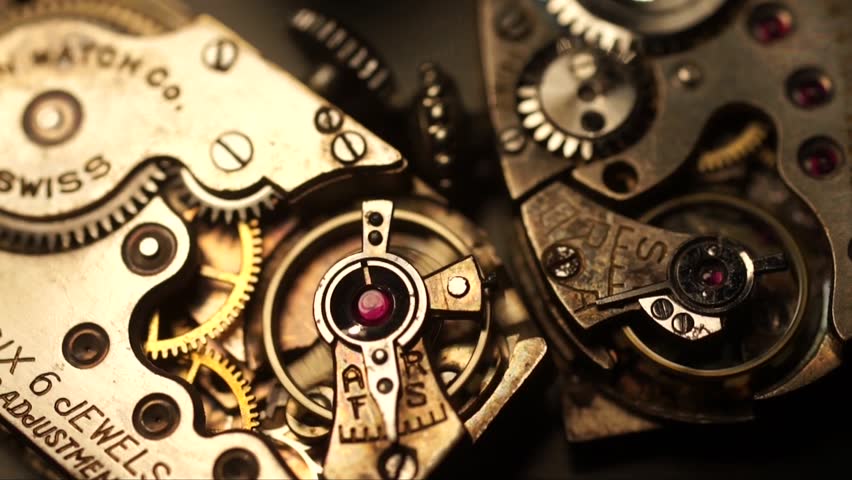 A Pair of Mechanical Watch Stock Footage Video (100% Royalty-free ...