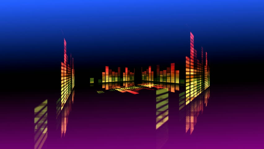 Concert Stage 3d Sound Graphic Stock Footage Video (100% Royalty-free ...