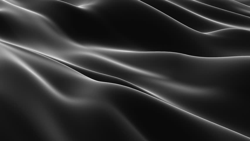 A Background Texture Of Soft Rippled Black Fabric Textile Material ...