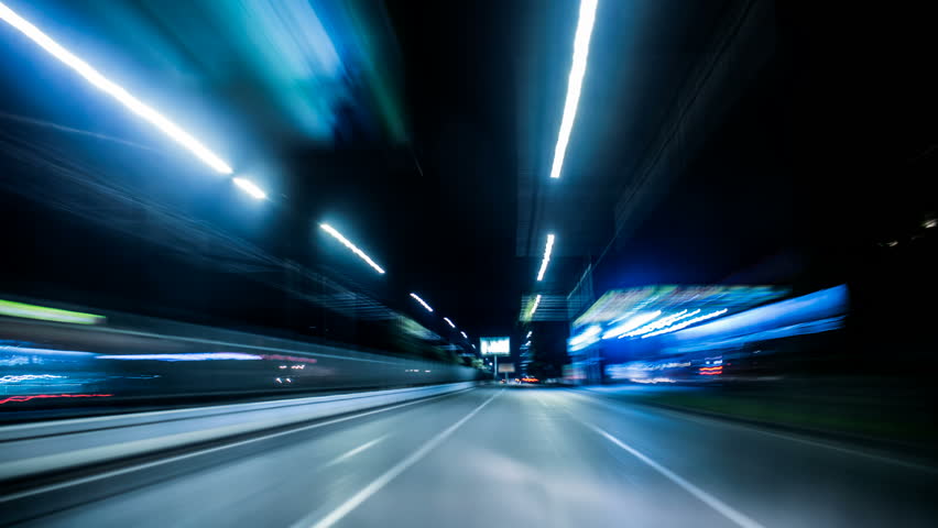 San Francisco City Driving Time Lapse Using A B & W Photo And Zoom Blur ...