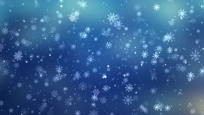 Stockvideo af falling snowflakes, snow winter background, loop ...