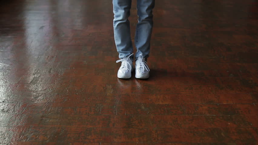 Mother And Son Step On Each Other's Feet As A Prank Stock Footage Video ...