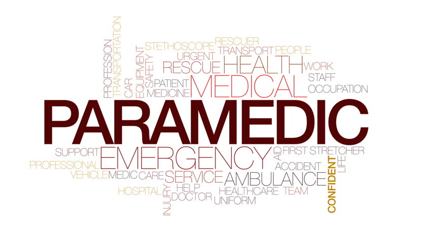 Paramedic Animated Word Cloud, Text Stock Footage Video (100% Royalty ...