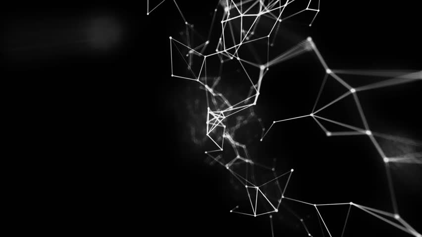 Abstract Background. Clusters Of Structures. Place For Text. Cinematographic Plexus Network ...