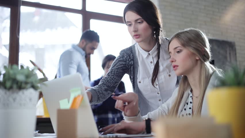 Female Asian Chinese Sales Manager Giving Multi Ethnic Team Latest ...