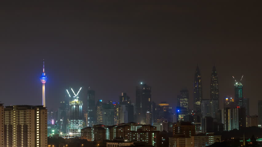 Toronto City Skyline Night Time Lapse 4k 1080 - Time Lapse Of The City ...