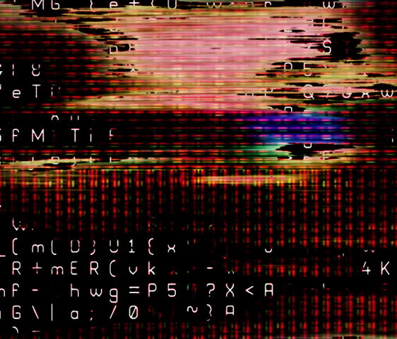 HD - Total Chaos 01 - Chaotic Digital Data Patterns Behind A Wall Of ...