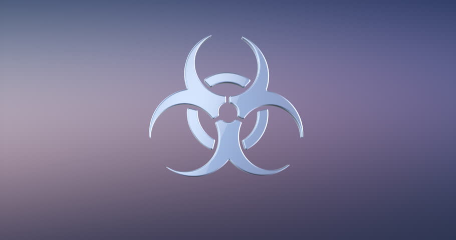 Biohazard Symbol Stock Footage Video | Shutterstock