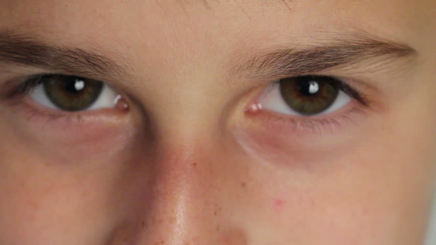 Young Man With Angry Look: Serious And Aggressive Look: In The Closeup ...