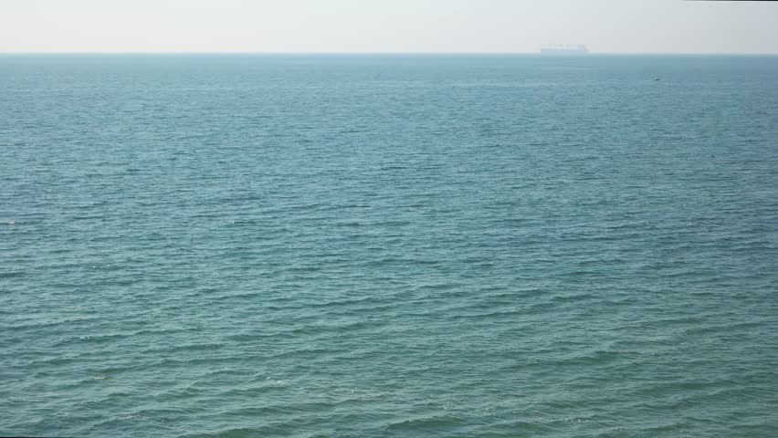 A Simple Plain Minimalistic Background Of A Large Body Of Blue Ocean ...