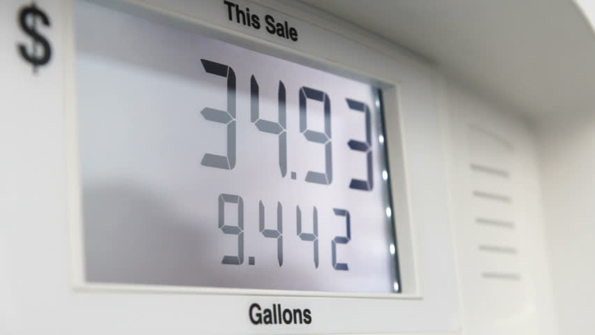 Stock video of gas station digital read out at | 2662370 | Shutterstock