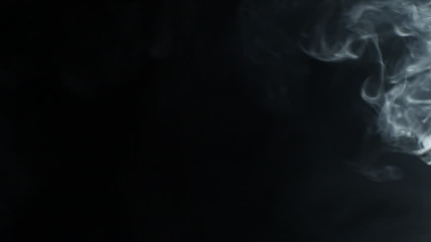 Vapor Like Smoke On A Dark Black Background. Vape Smoke Rings In Motion ...