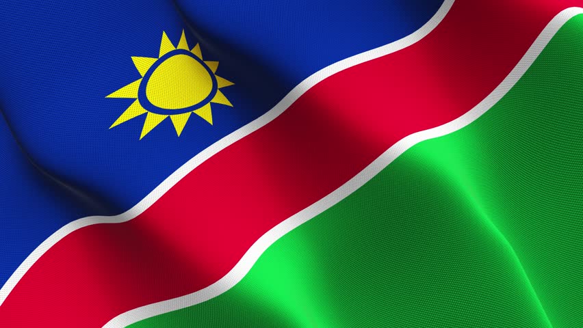 National Flag. NAM Namibia. Stock Footage Video 678865 | Shutterstock