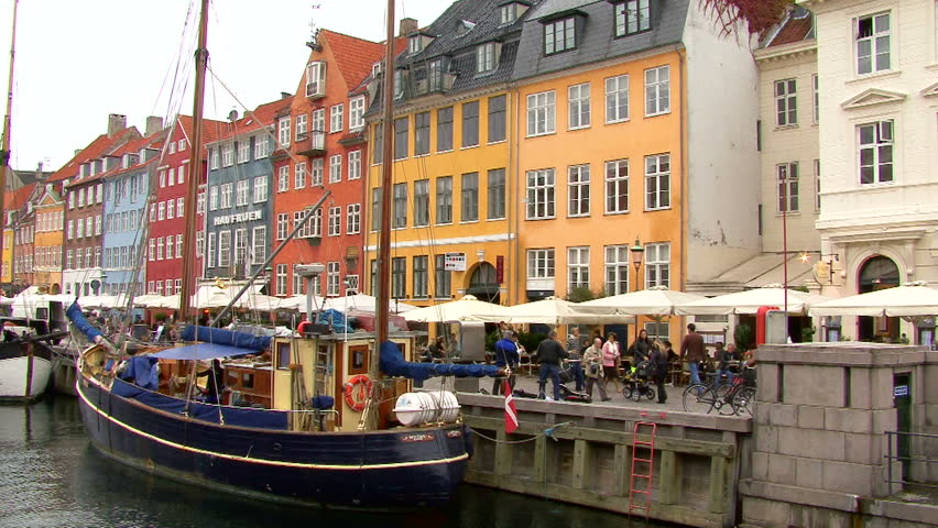 Copenhagen, Denmark - Circa October Stock Footage Video (100% Royalty ...