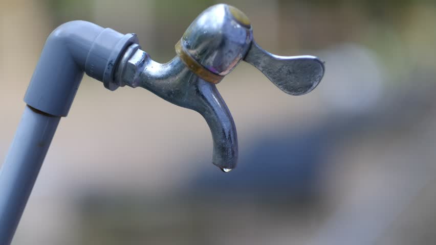 Water Drop from Pipe Stock Footage Video (100% Royalty-free) 27376630 ...