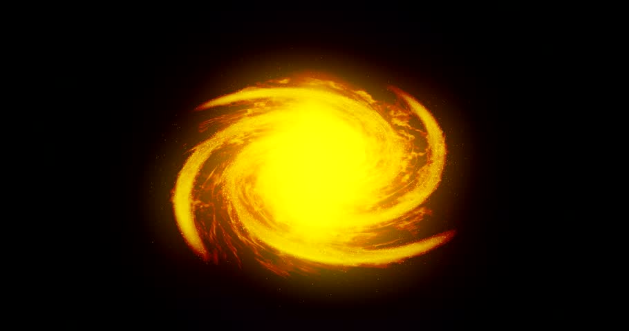 Burning Fire Galaxy with Stardust Stock Footage Video (100% Royalty ...