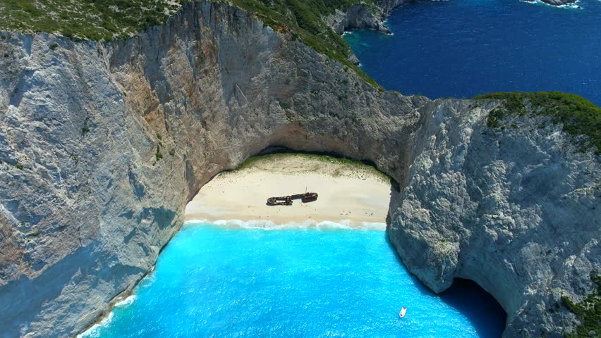 Video de stock de navagio beach / shipwreck beach - | 27676810 ...