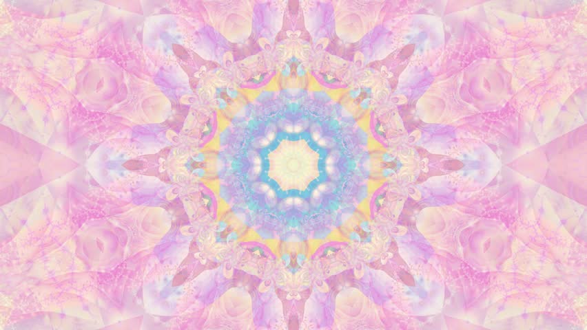 Pastel Kaleidoscope Sequence Patterns. 4k. วิดีโอสต็อก (ปลอดค่า ...