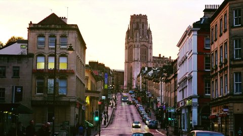 Bristol City Centre Stock Video Footage - 4K and HD Video Clips ...
