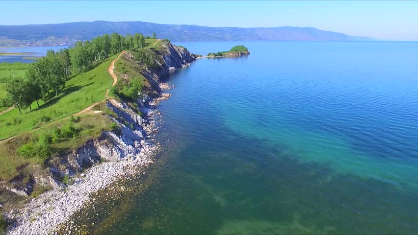 Mountains on the shore of Lake Baikal, Russia image - Free stock photo ...