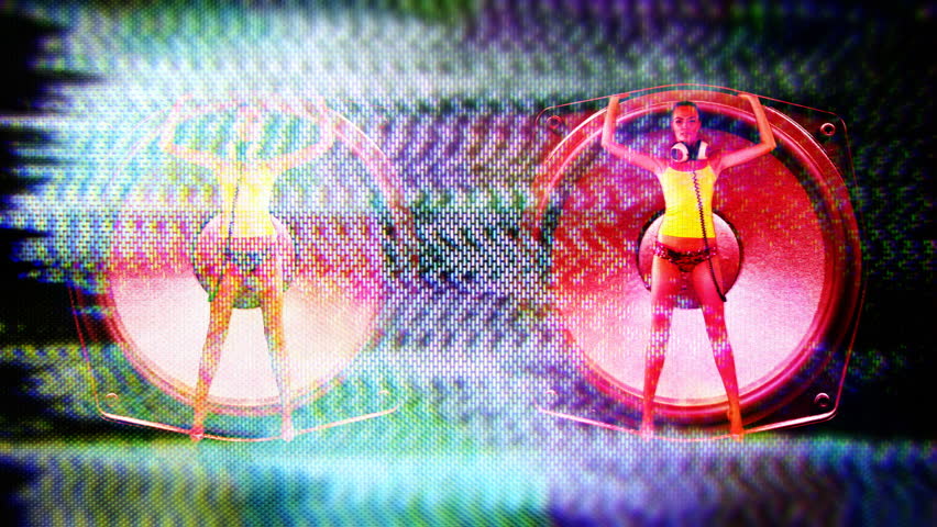 A Sexy Gogo Dancer Shot In A Studio Dancing Agaisnt Green Screen With ...