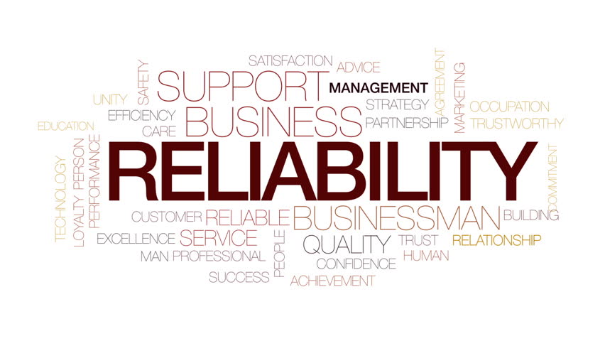 Reliable Partner Animated Word Cloud, Text Design Animation. Stock ...