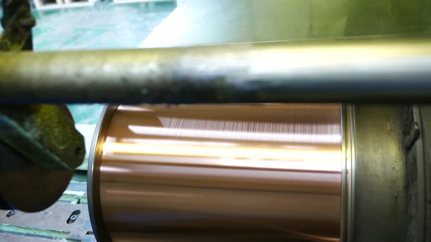 Rolling Wire, Copper Wire Stretching วิดีโอสต็อก (ปลอดค่าลิขสิทธิ์ 100% ...